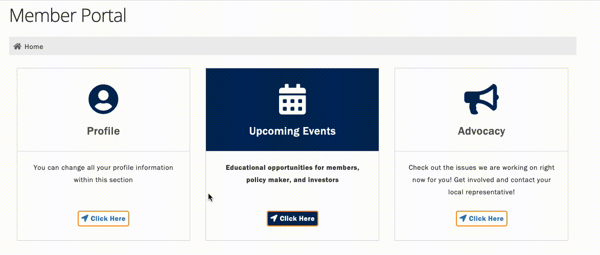 Members Portal Change | The Business Council